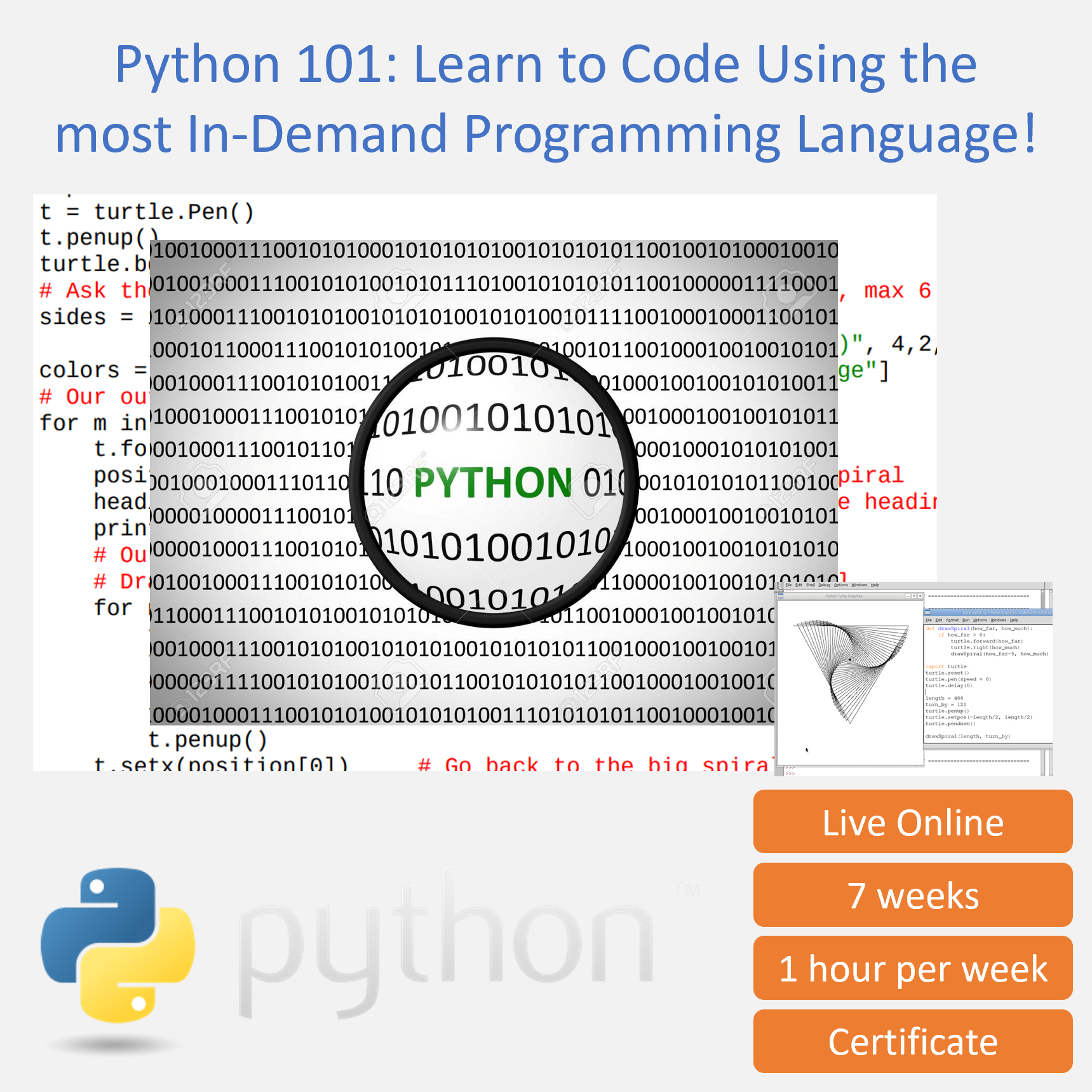 Python 101: Introduction to Programming with Python – Live Kaizen ...